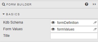 Form Builder - kdb products