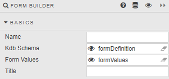 Form Builder - kdb products